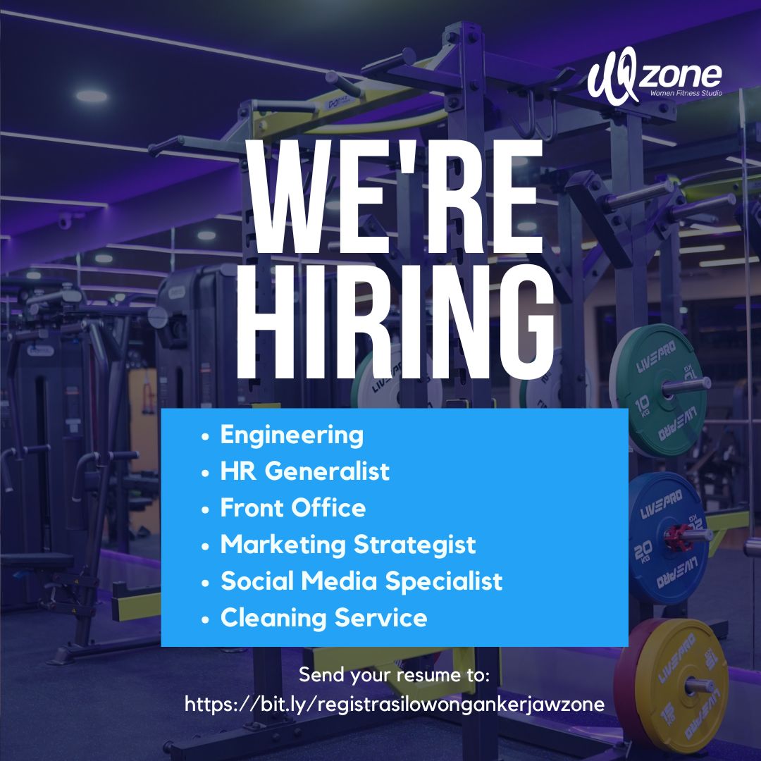 Lowongan Kerja Engineering - HR Generalist - Front Office di Wzone Gym ...