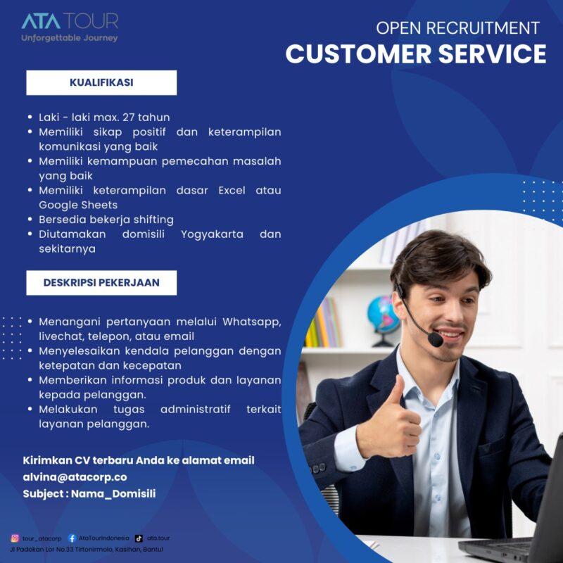 Lowongan Kerja Customer Service di PT. Anugerah Tetap Abadi (ATA Corp ...