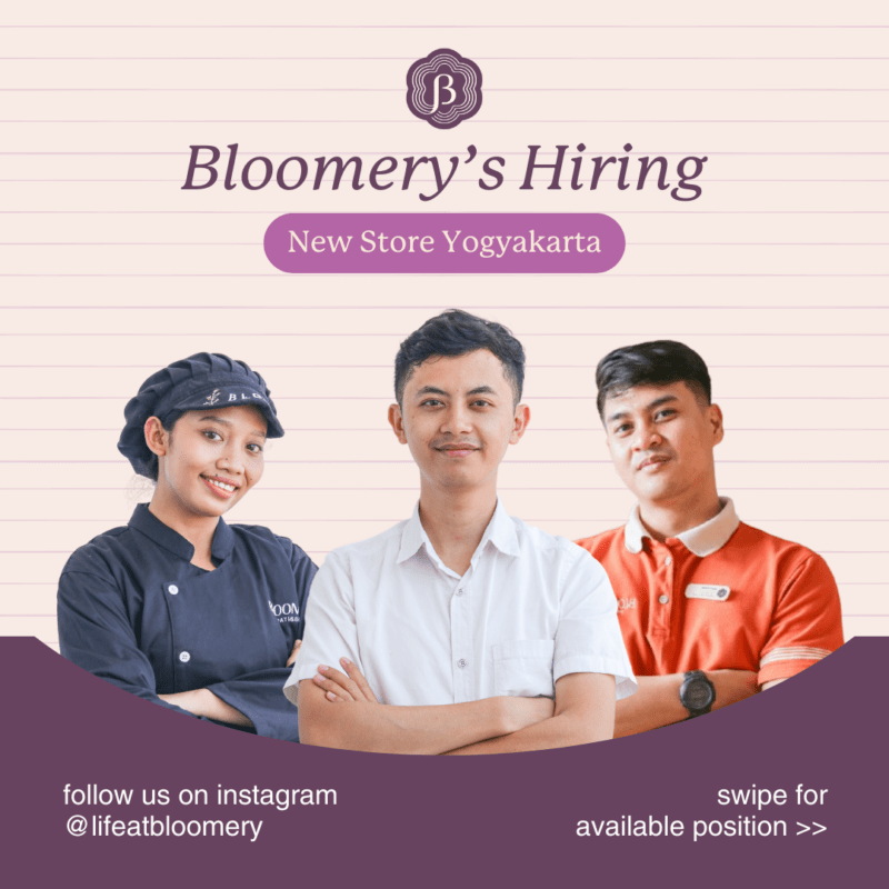 Lowongan Kerja Leader Operasional - Captain Floor - Chef - Store Staff di Bloomery Patisserie ...