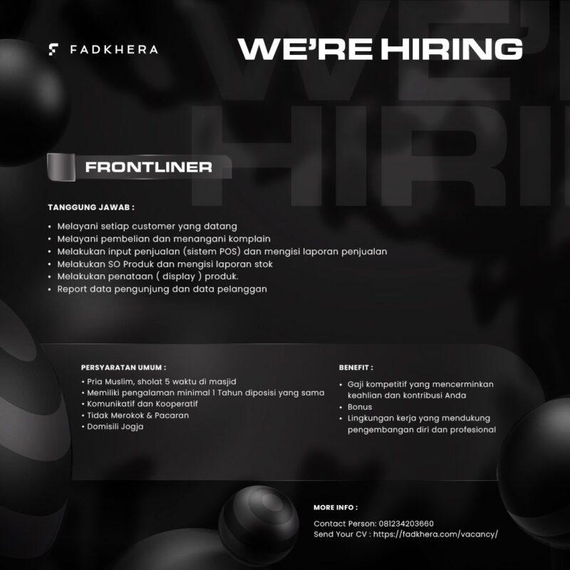 Lowongan Kerja Frontliner - Host Live (Part Time) di Fadkhera ...