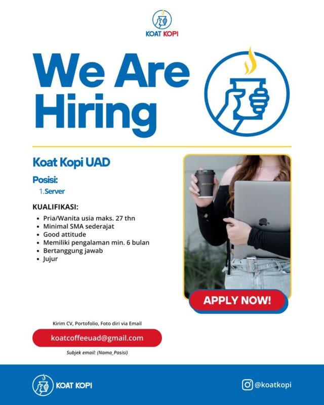 Lowongan Kerja Server di Koat Kopi - LokerJogja.ID