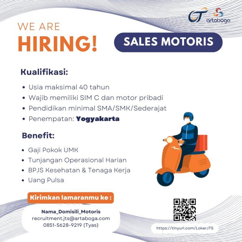 Lowongan Kerja Sales Motoris - Sales TO di PT. Arta Boga Cemerlang ...