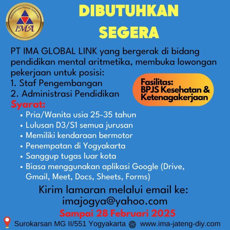 Lowongan Kerja Staf Pengembangan - Staf Administrasi Pendidikan di PT ... Lowongan Kerja Staf Pengembangan - Staf Administrasi Pendidikan di PT ...