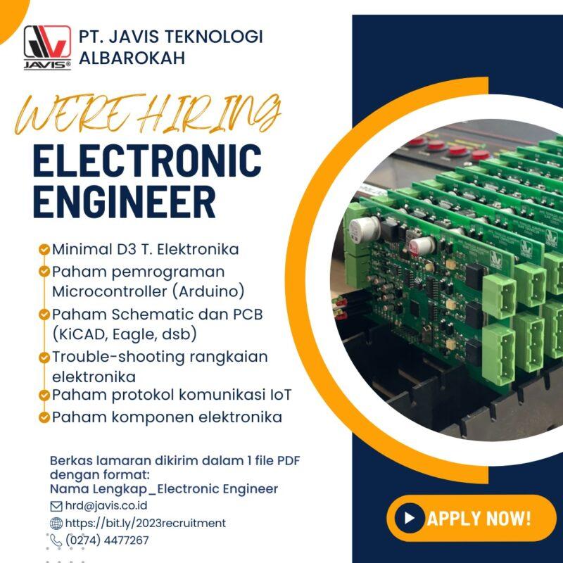 Lowongan Kerja Electrical Engineer - QHSE - HRD GA - Asisten Project Manager - Produksi ...