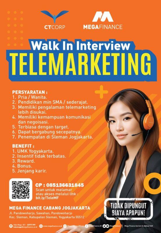 Lowongan Kerja Telemarketing di PT. Mega Finance - LokerJogja.ID