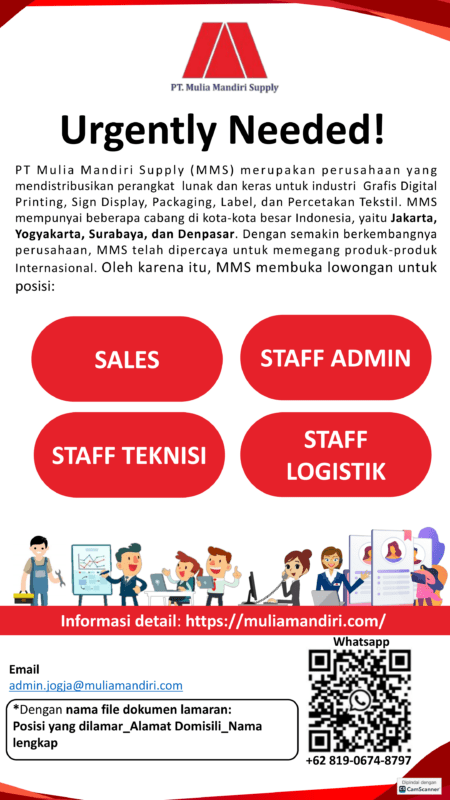 Lowongan Kerja Sales - Staff Teknisi - Staff Logistik - Staff Admin di ...