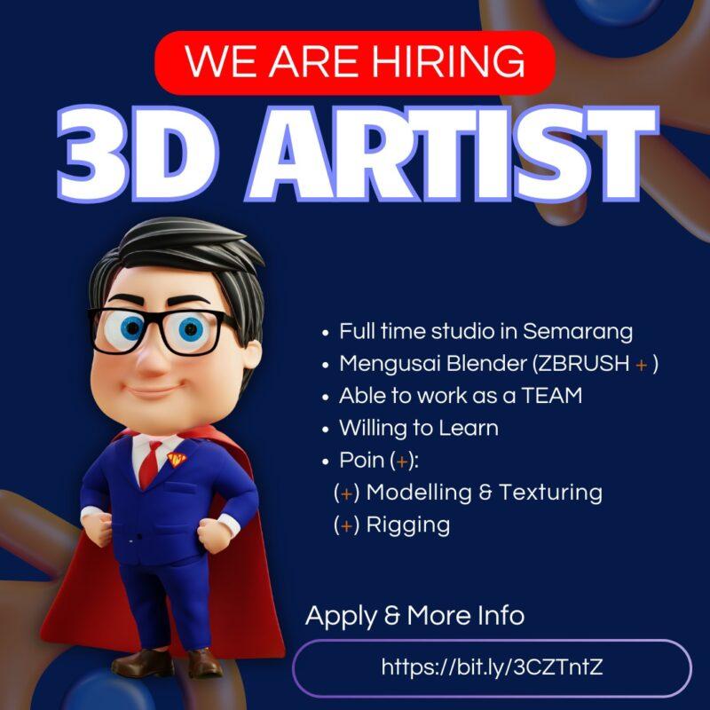 Lowongan Kerja 3D Artist di Paradox Studio - LokerJogja.ID