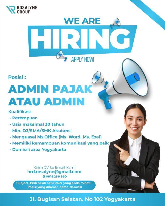 Lowongan Kerja Admin Pajak - Admin - Staff Kayu - Front Office - Arsitek/Pelaksana Interior ...