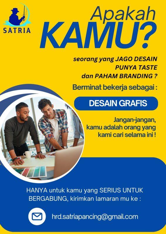 Lowongan Kerja Desain Grafis di Satria Pancing - LokerJogja.ID