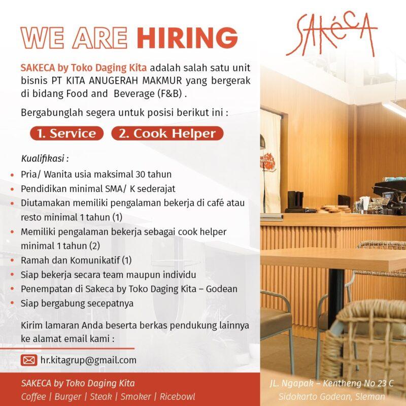 Lowongan Kerja Service - Cook Helper di Sakeca by Toko Daging ...