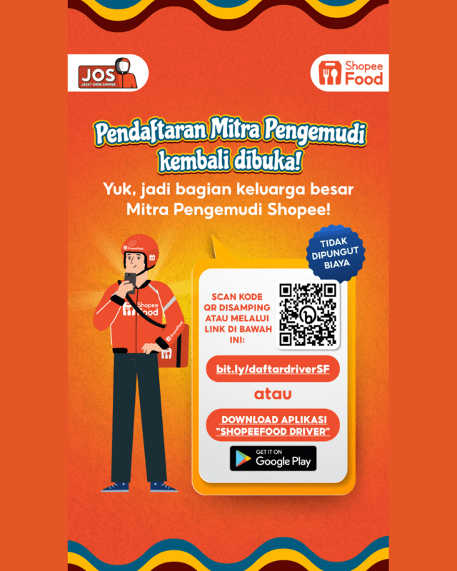 Lowongan Kerja Mitra Pengemudi Shopee di Shopee Food Driver Reqruitment ...