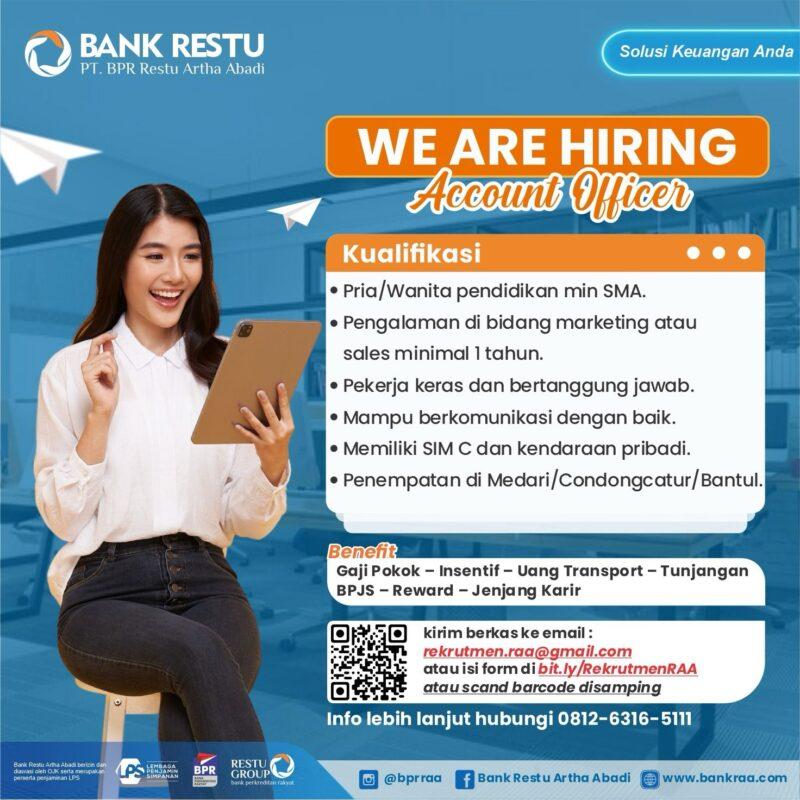 Lowongan Kerja Account Officer - Field Collection - Analis Kredit di ...