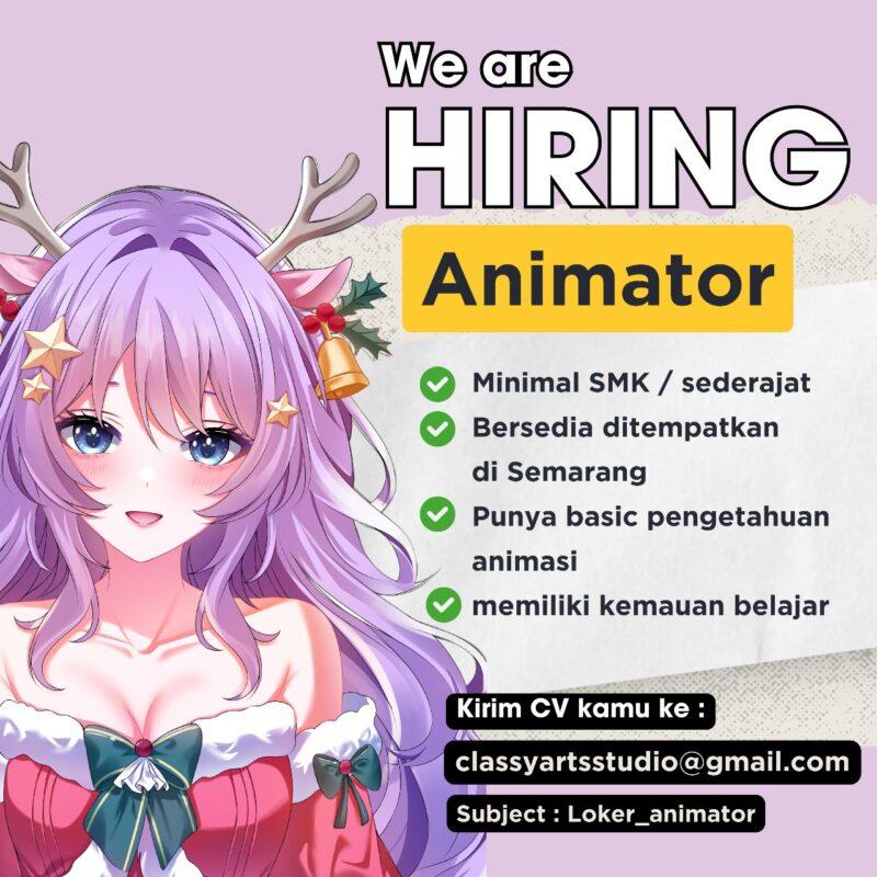 Lowongan Kerja Animator di Classyart Studio - LokerJogja.ID