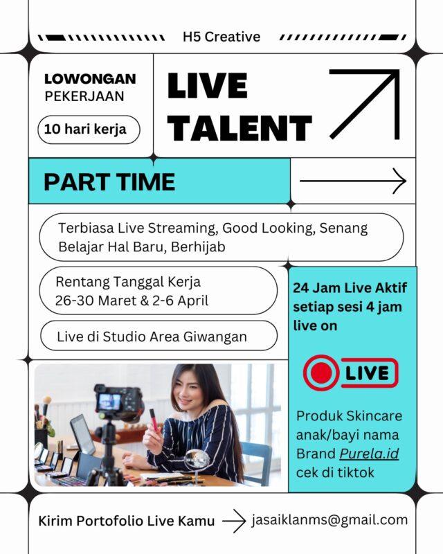 Lowongan Kerja Live Talent Shopping di H5 Creative Studio - LokerJogja.ID