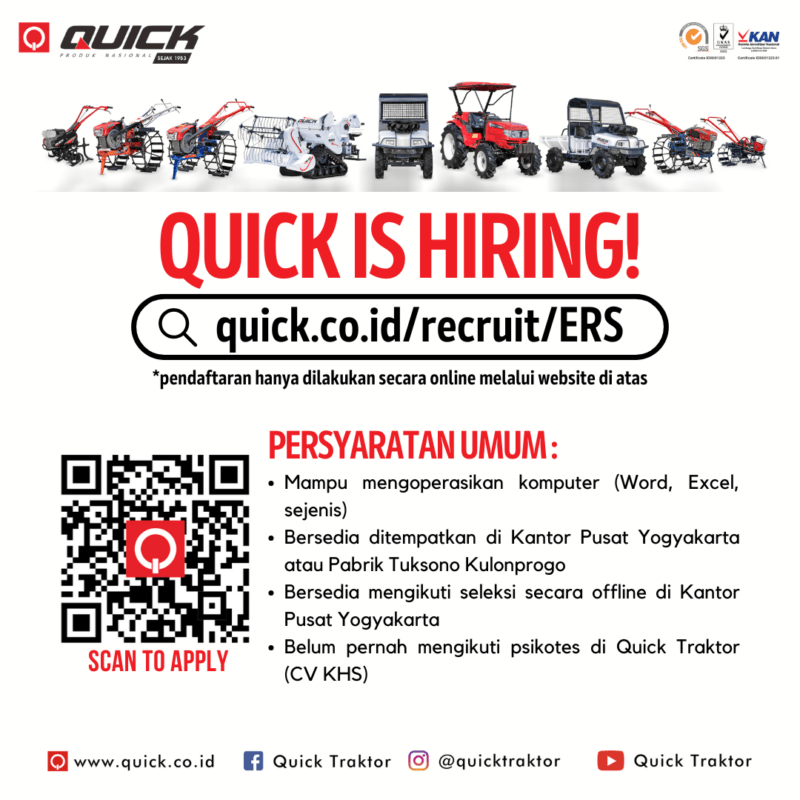 Lowongan Kerja Staf Produksi - Staf Marketing - Staf Purchasing - Staf ...