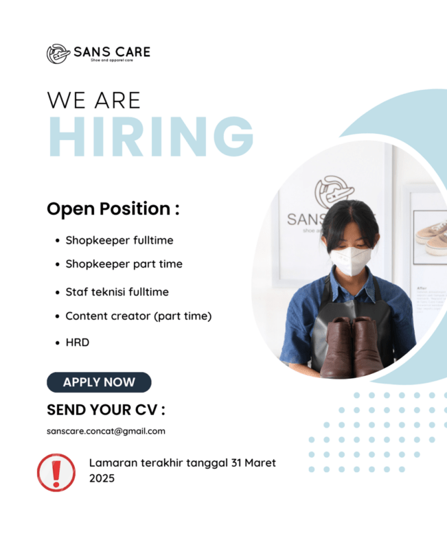 Lowongan Kerja Shopkeeper Part/Full Time - Staff Teknisi - Content ...