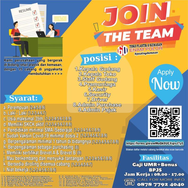 Lowongan Kerja Kepala Gudang - Kepala Toko - Staff Gudang - Pramuniaga - Kasir - Security ...
