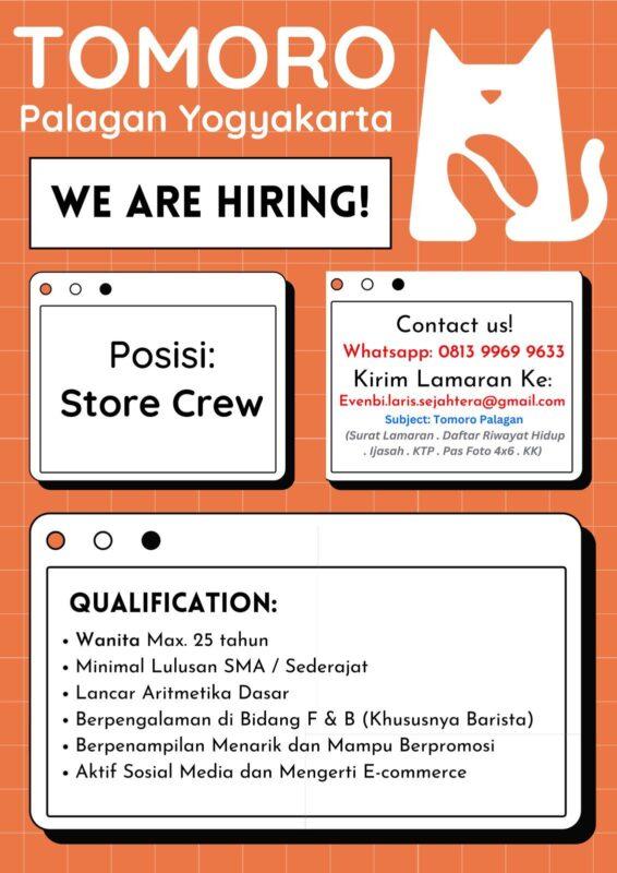 Lowongan Kerja Barista di Tomoro Coffee - LokerJogja.ID