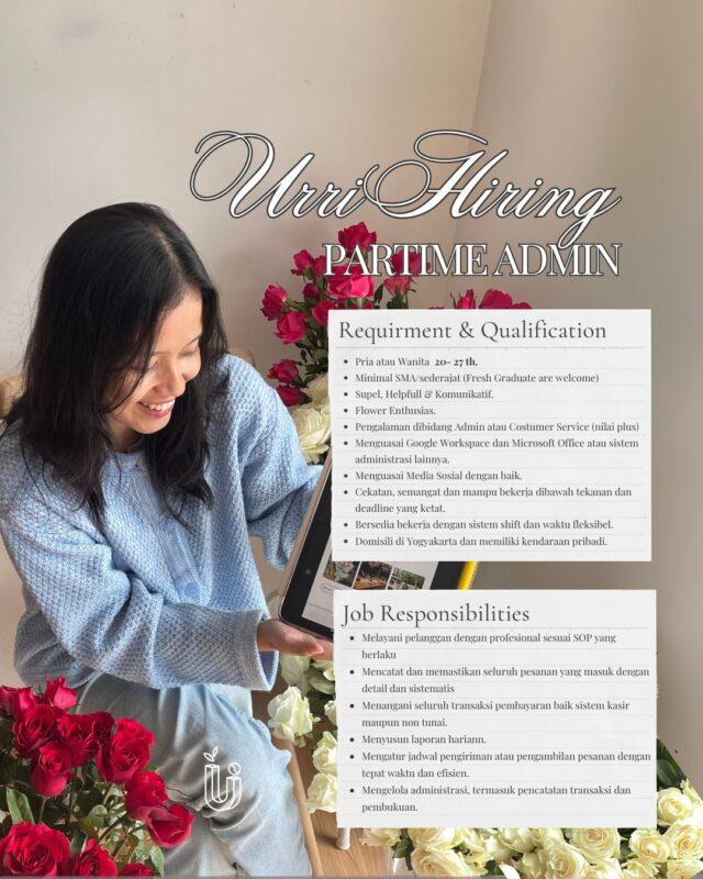 Lowongan Kerja Admin Part Time di URRI.CO - LokerJogja.ID