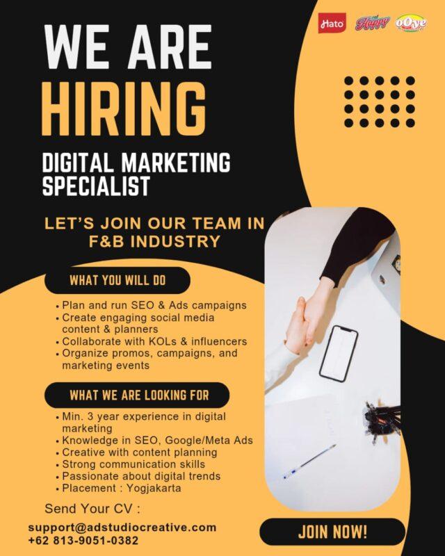 Lowongan Kerja Digital Marketing Specialist di Archipelago Digital Studio - LokerJogja.ID