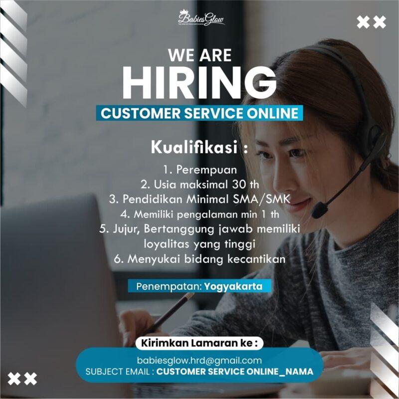 Lowongan Kerja Customer Service Online di Babies Glow - LokerJogja.ID