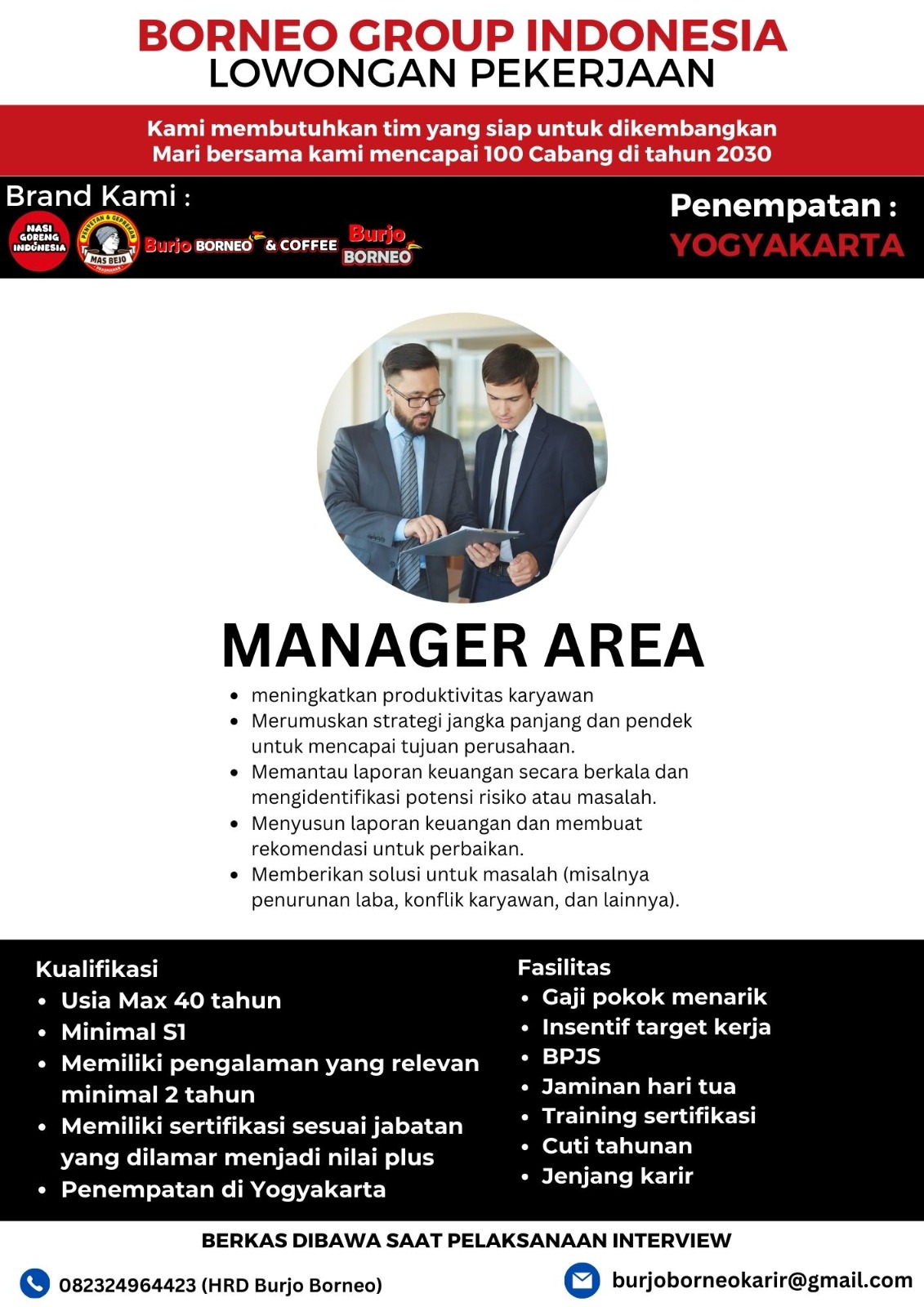 Lowongan Kerja Manager Area - Supervisor Logistik di Borneo Group Indonesia - LokerJogja.ID