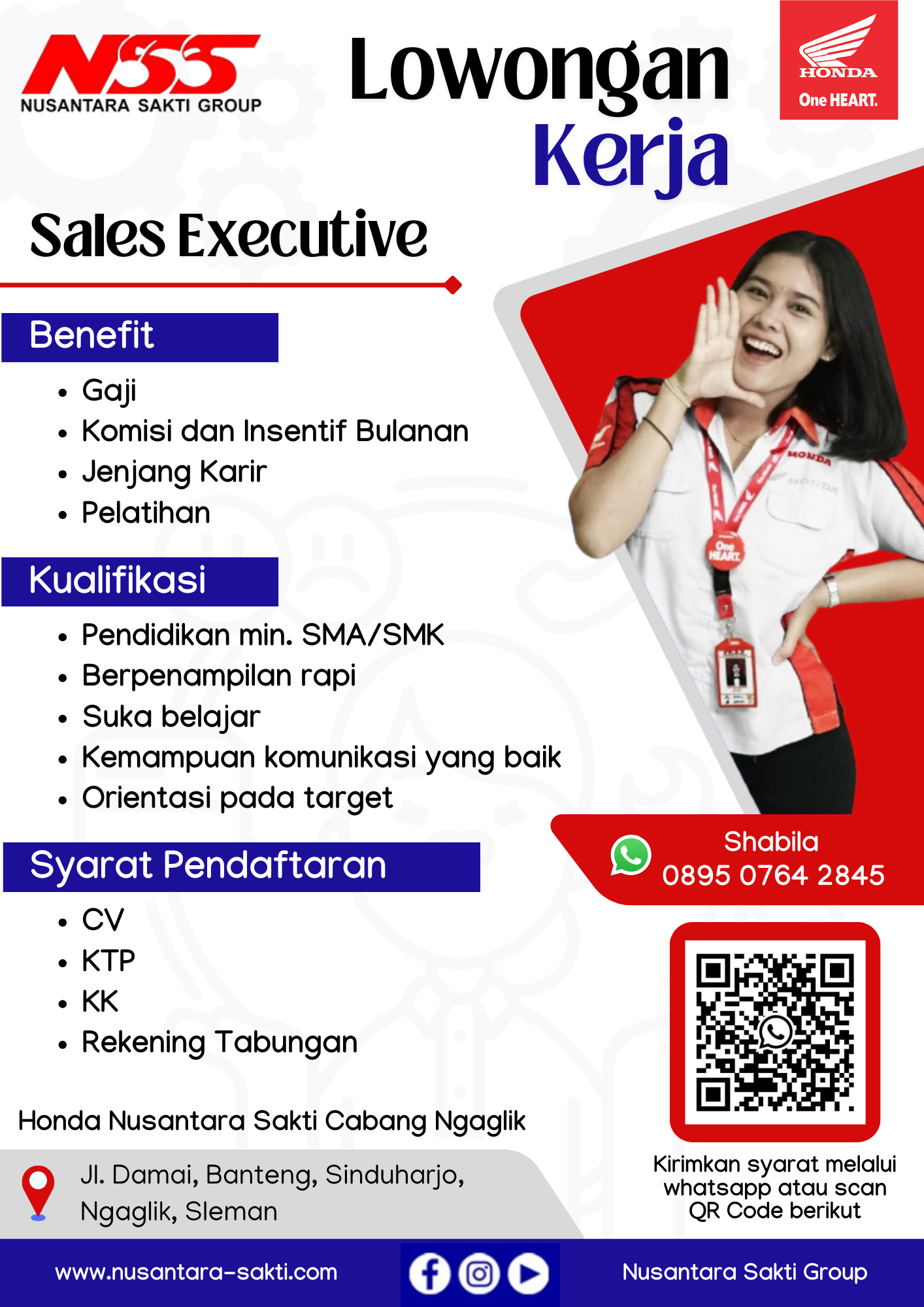 Lowongan Kerja Sales Executive di Nusantara Sakti Group - LokerJogja.ID