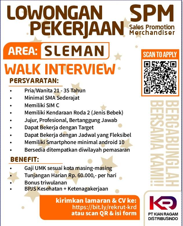 Lowongan Kerja Sales Promotion Merchandiser - Brand Manager ...
