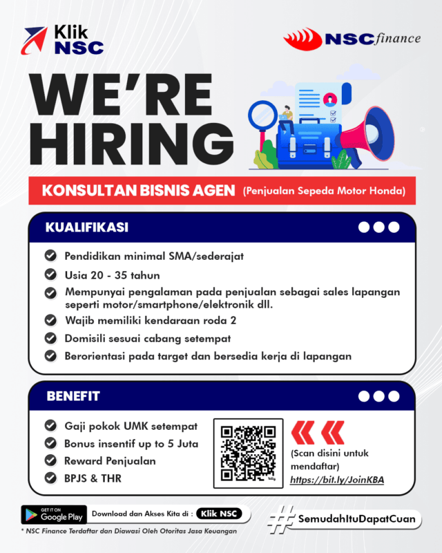 Lowongan Kerja Konsultan Bisnis Agen di PT. Nusantara Sakti - LokerJogja.ID