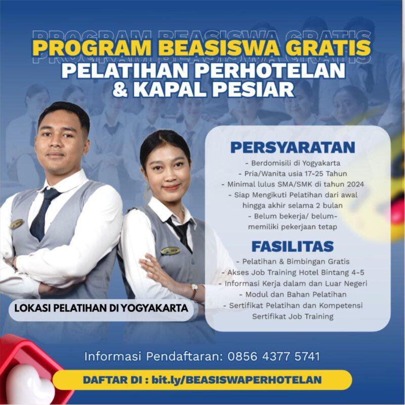 Lowongan Kerja Pelatihan Perhotelan & Kapal Pesiar di Duta Persada Jogja - LokerJogja.ID