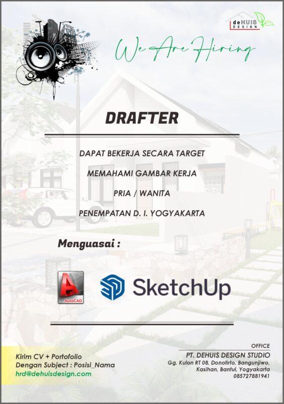 Lowongan Kerja Drafter di PT. Dehuis Design Studio - LokerJogja.ID