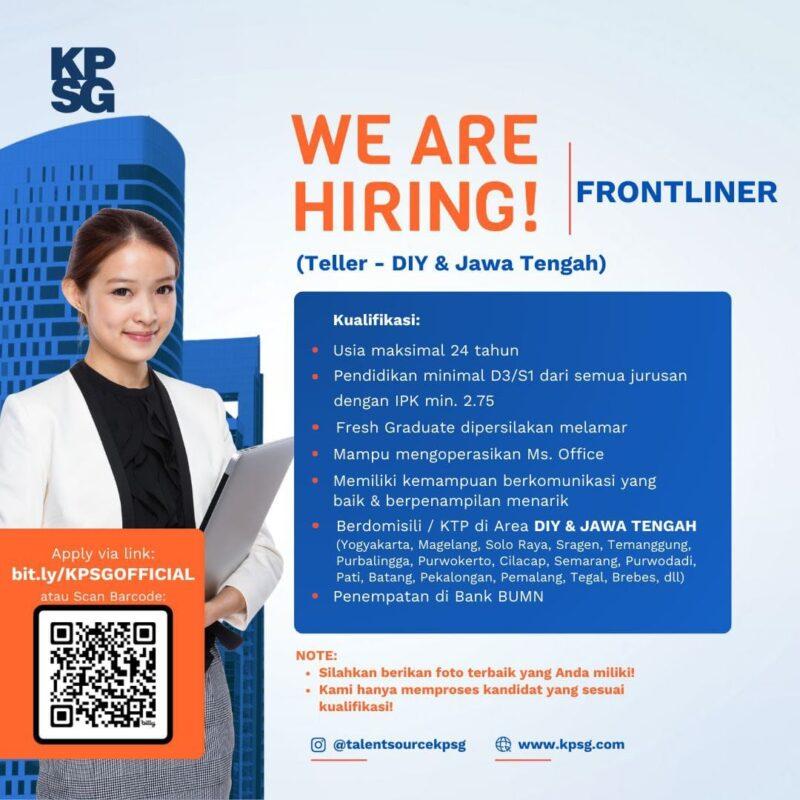 Lowongan Kerja Frontliner - Telecollection - Administrasi di PT. Karya ...