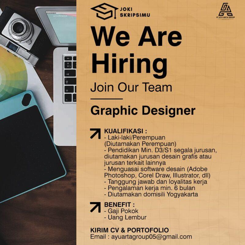 Lowongan Kerja Graphic Designer - Videographer di PT. Ayu Arta Group - LokerJogja.ID