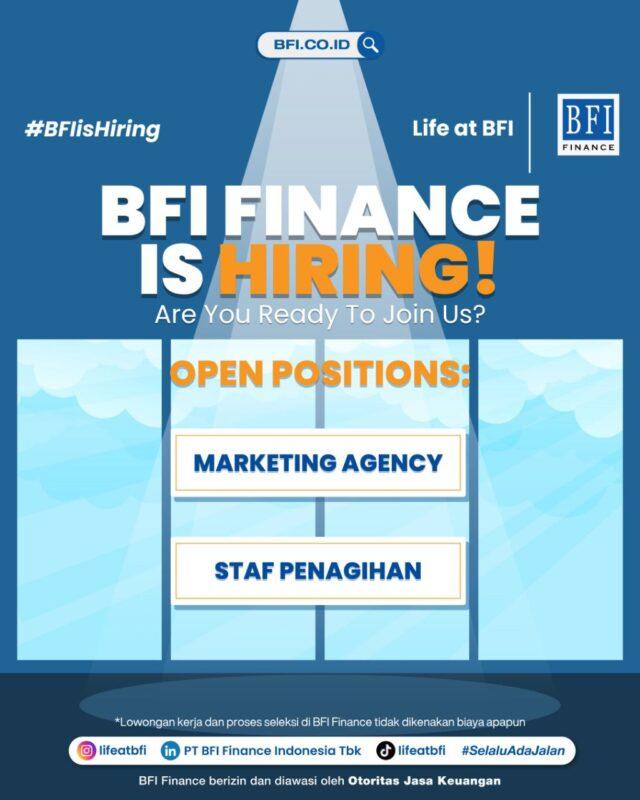Lowongan Kerja Marketing Agency - Staf Penagihan di PT. BFI Finance ...