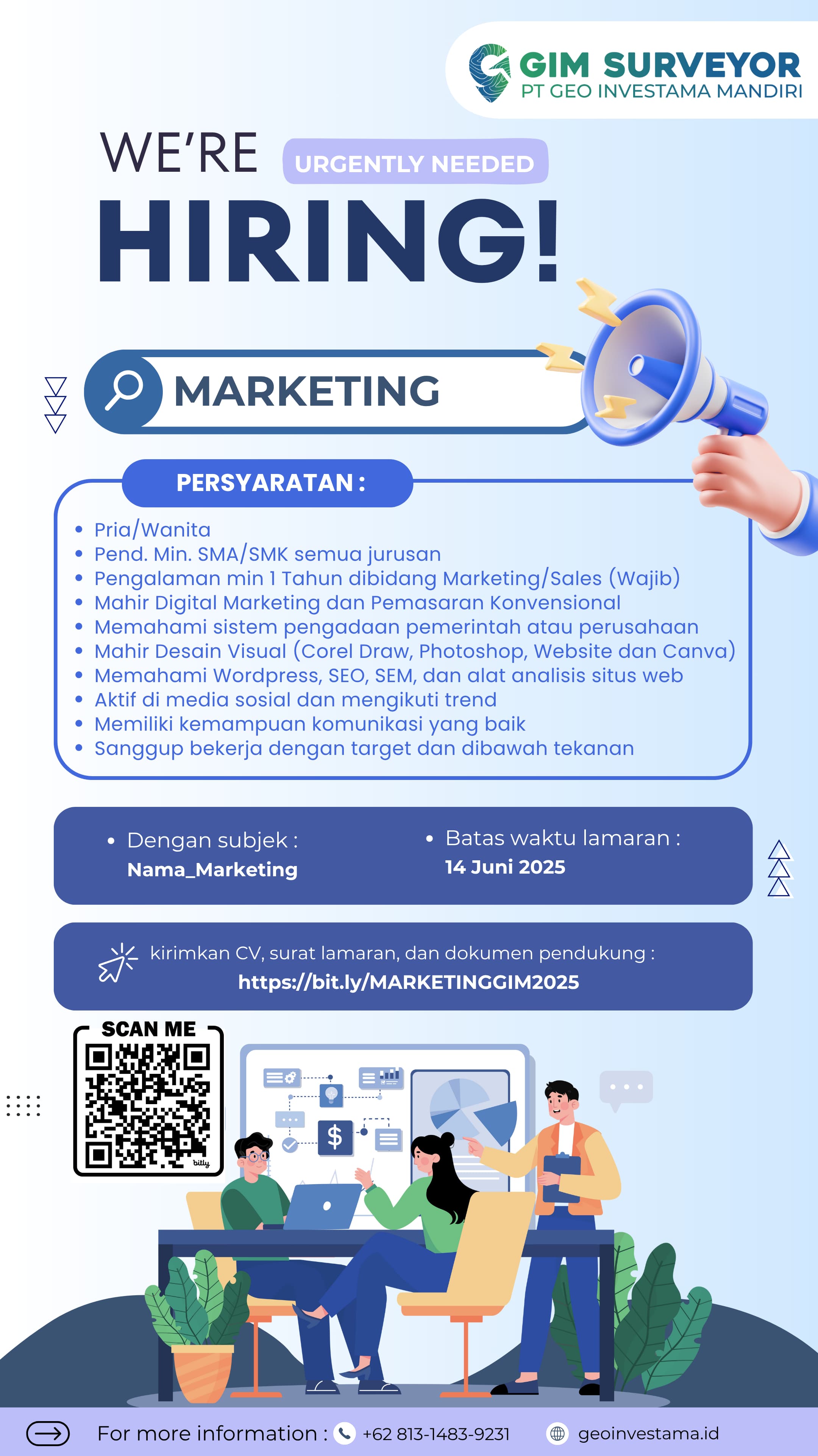 Lowongan Kerja Marketing di PT. Geo Investama Mandiri - LokerJogja.ID