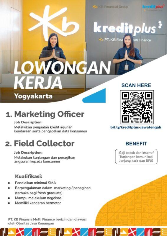 Lowongan Kerja Marketing Officer - Field Collector di PT. KB Finansia ...