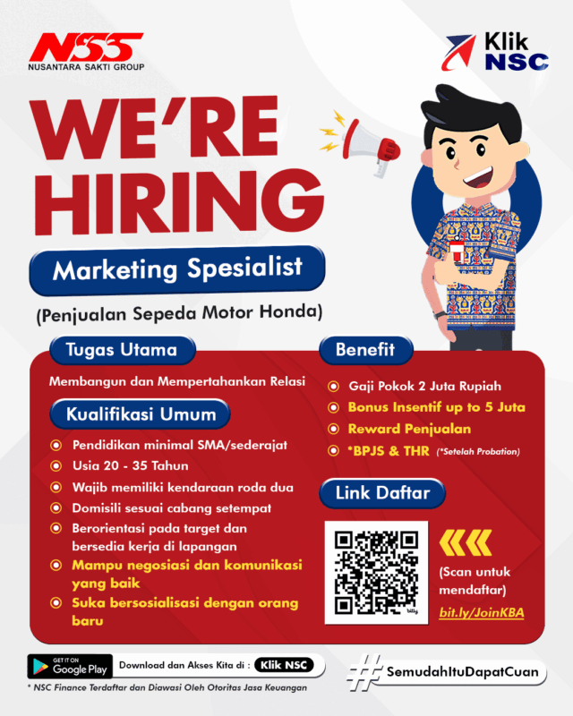 Lowongan Kerja Konsultan Bisnis Agen di PT. Nusantara Sakti - LokerJogja.ID