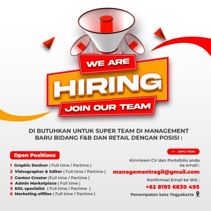 Lowongan Kerja Graphic Designer - Videographer & Editor - Content Creator - Admin Marketplace ...