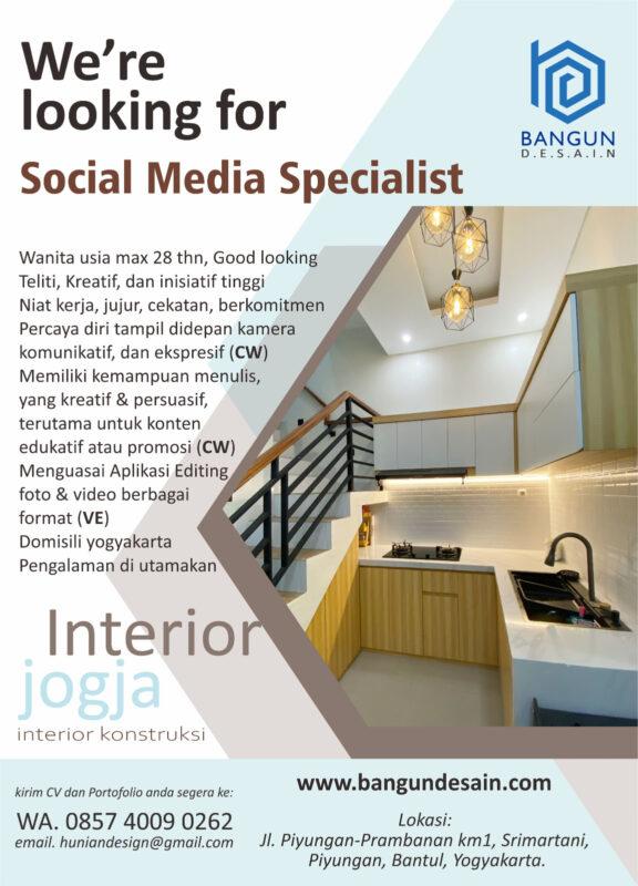 Lowongan Kerja Social Media Specialist di Bangun Desain - LokerJogja.ID