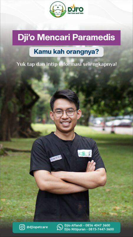 Lowongan Kerja Paramedis di Dji’o Pet Care & Vets - LokerJogja.ID