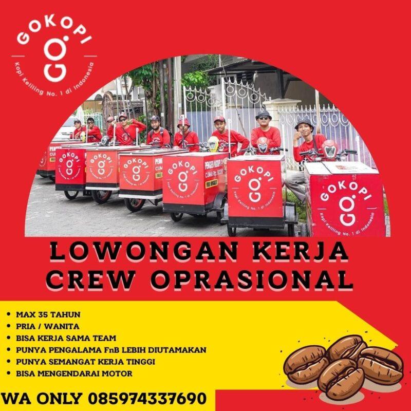 Lowongan Kerja Crew Operasional di GO KOPI - LokerJogja.ID