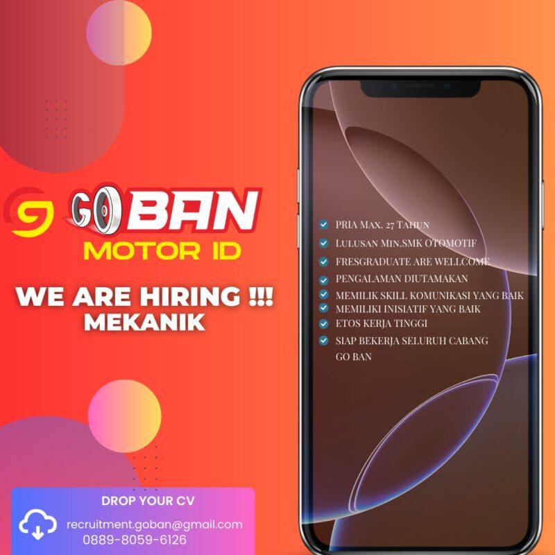 Lowongan Kerja Mekanik di Go Ban Motor - LokerJogja.ID