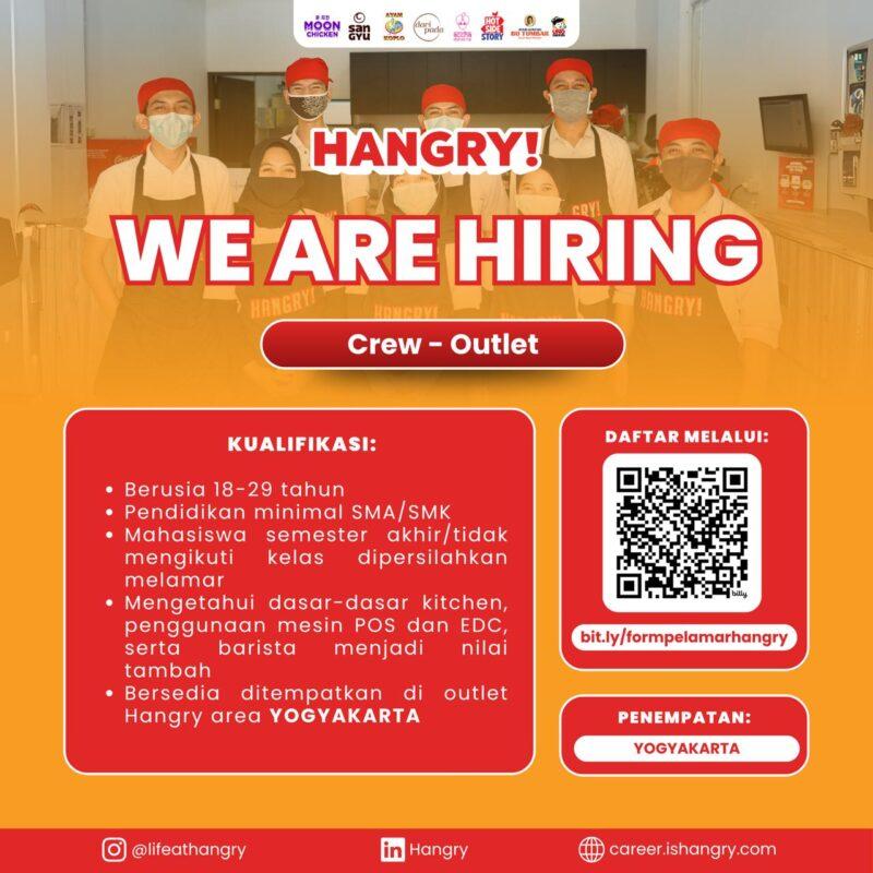 Lowongan Kerja Crew Outlet di PT. Modular Kuliner Indonesia (Hangry ...