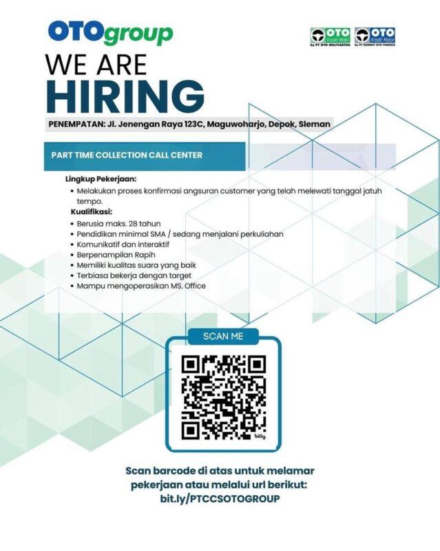 Lowongan Kerja Part Time Collection Call Center di OTO GROUP ...