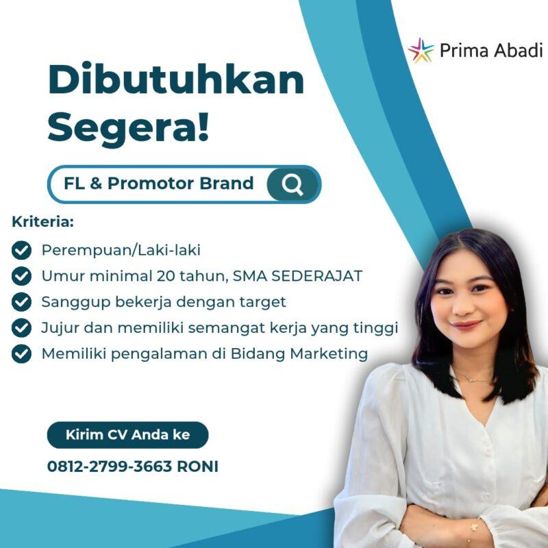 Lowongan Kerja Frontliner/Promotor Brand di PT. Prima Abadi Bersahabat ...