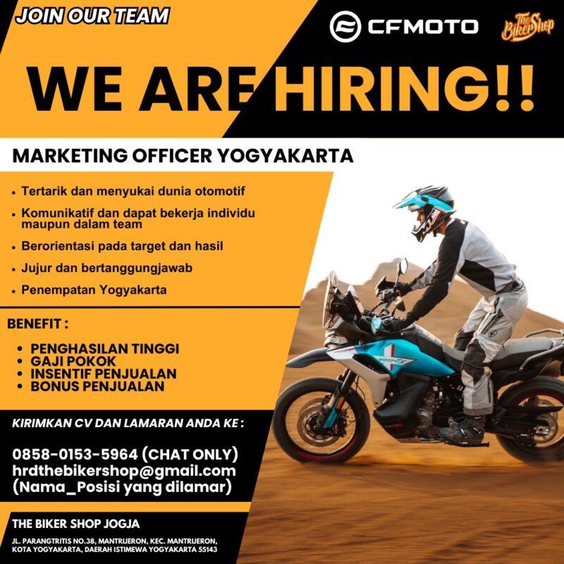 Lowongan Kerja Marketing Officer di The Biker Shop - LokerJogja.ID
