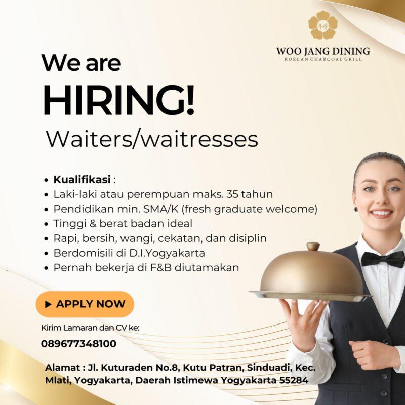 Lowongan Kerja Waiter/Waitress - Bartender - Kasir di Woojang Dining ...
