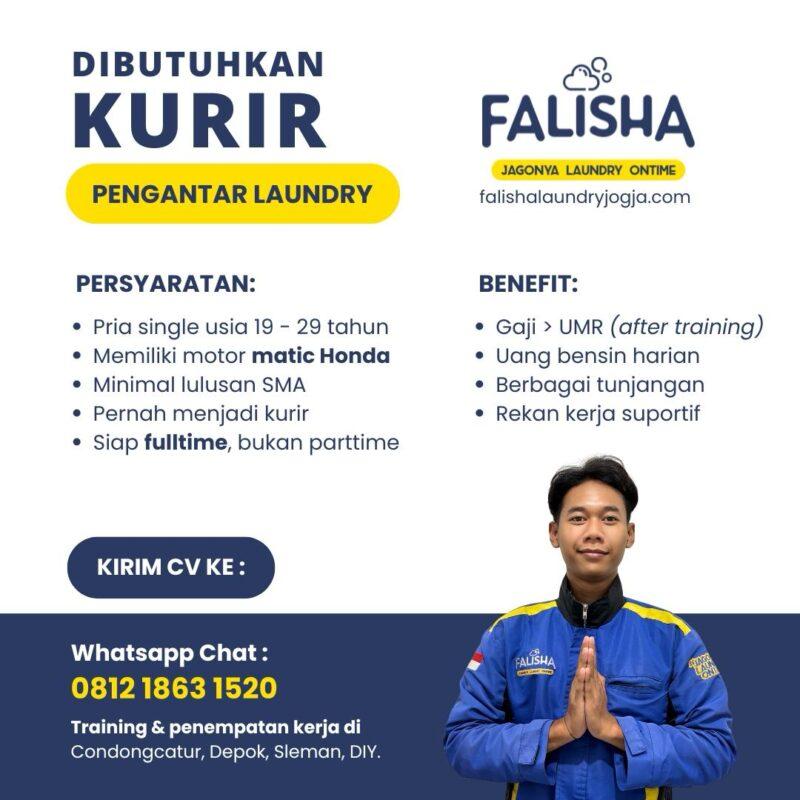 Lowongan Kerja Kurir Pengantar Laundry di Falisha Laundry - LokerJogja.ID