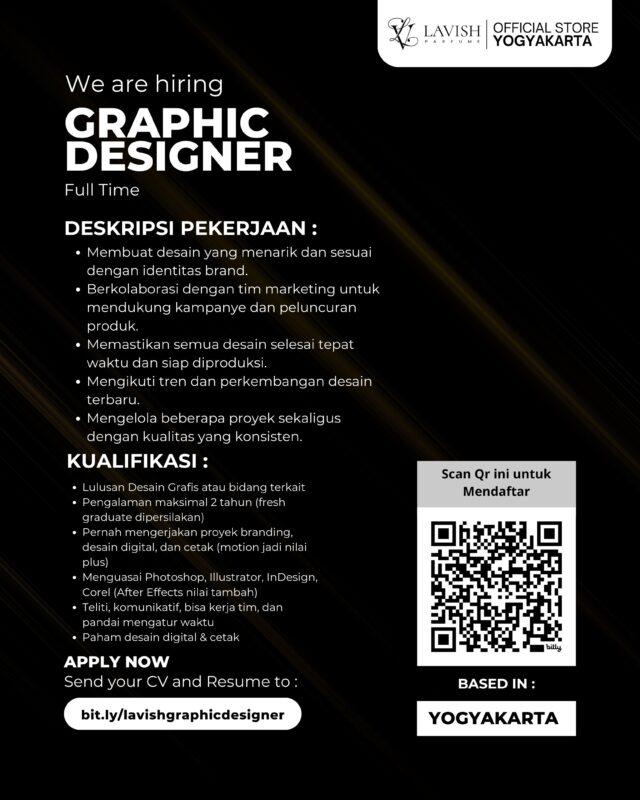 Lowongan Kerja Graphic Designer - KOL Specialist - Finance di Lavish Parfume - LokerJogja.ID
