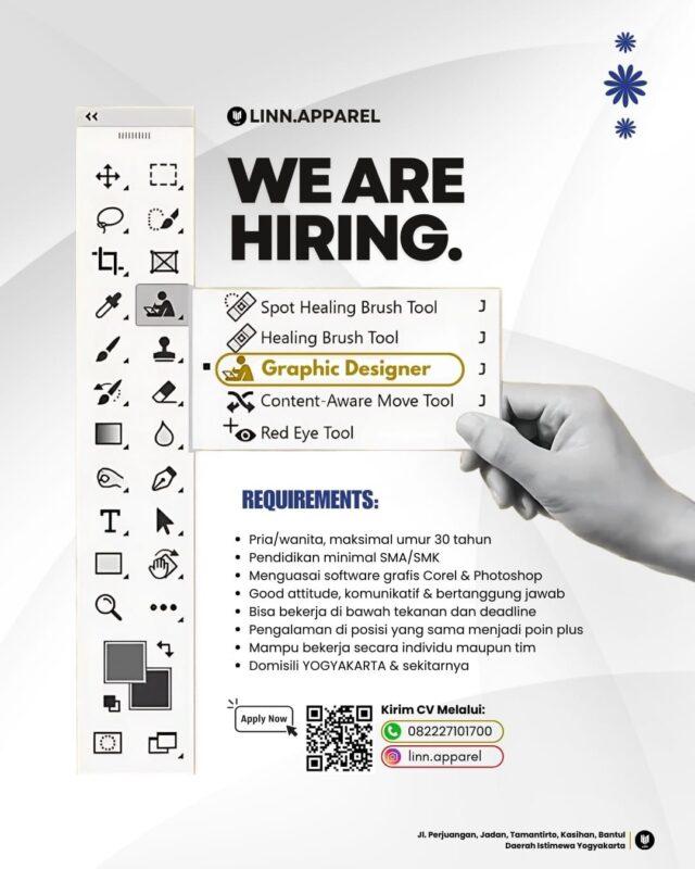 Lowongan Kerja Graphic Designer di Linn.Apparel - LokerJogja.ID